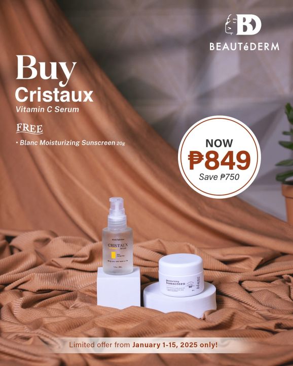 BUY Beautederm Cristaux Vitamin C Serum Skin Energizing 30ml Free Blanc ...