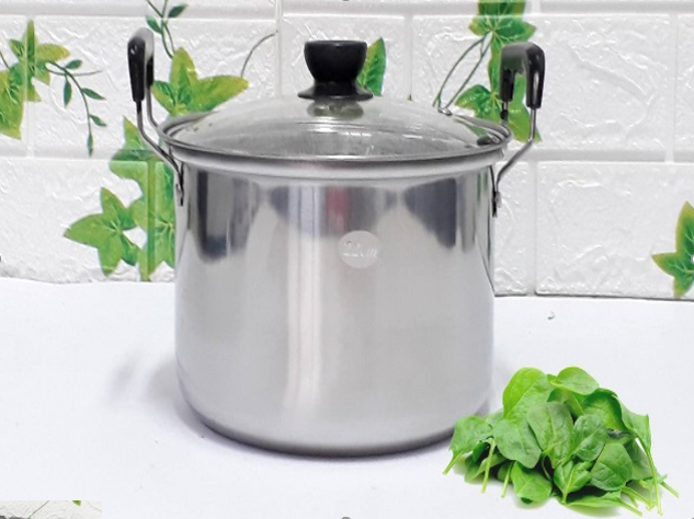 High Pot Double Handle & Double Bottom Pot Soup Pot, Stainless Steel ...