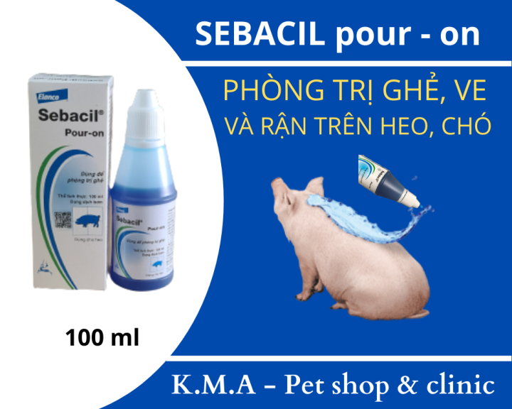 SEBACIL POUR - ON 100ML - SẢN PHẨM SỬ DỤNG TRÊN HEO BỊ GHẺ | Lazada.vn