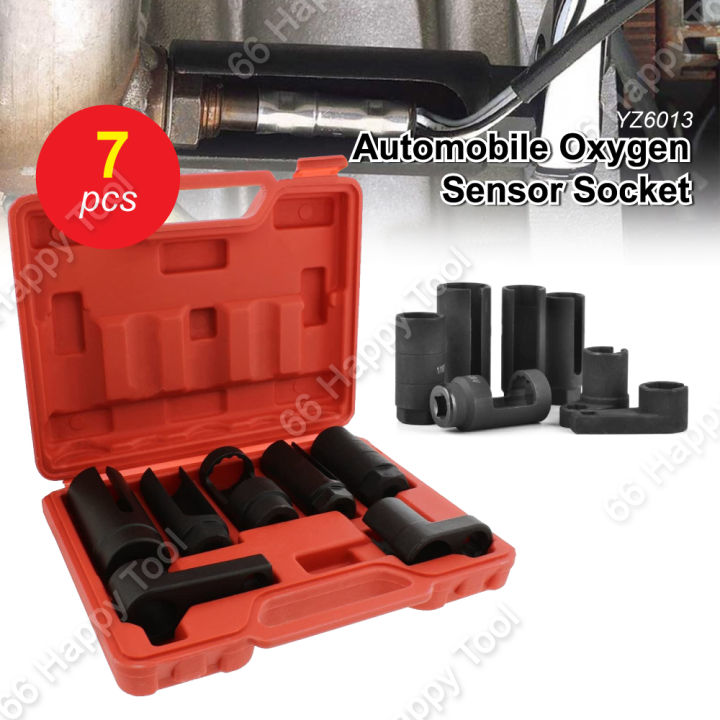 Automotive 7pcs Oxygen Sensor Socket Automobile Remover Tool Kit ...