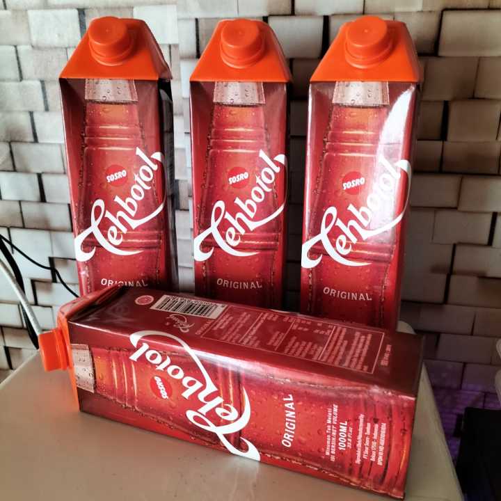 Teh Botol Kotak Sosro - 1000 ml | 1 liter (Kemasan 1 pcs) | Lazada ...