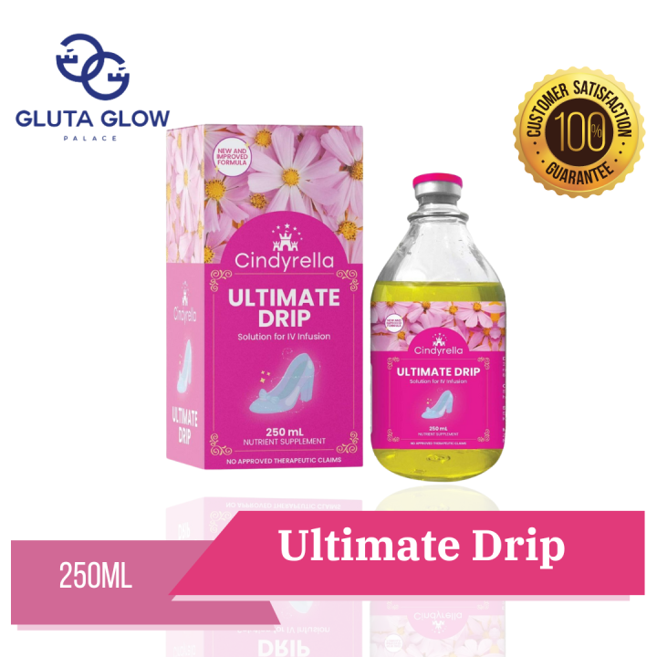 Cindyrella Ultimate Drip 250mL: Collagen 100,000mg, Glutathione 800 ...