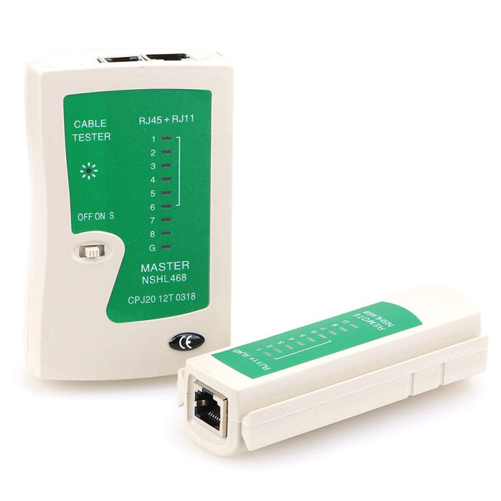Network Cable Tester With Battery For Rj45 Rj11 Rj12 Cat5 Utp Lan ...