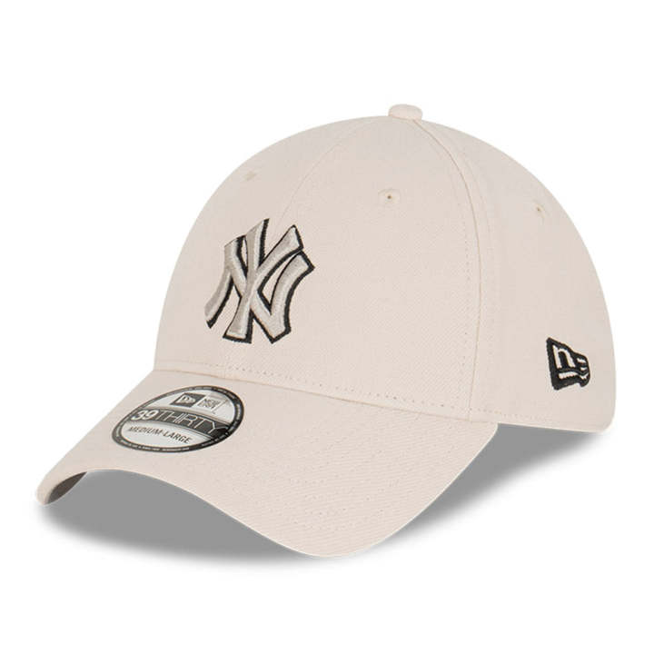New Era New York Yankees Stone Grey 39THIRTY Stretch Adjustable Cap ...