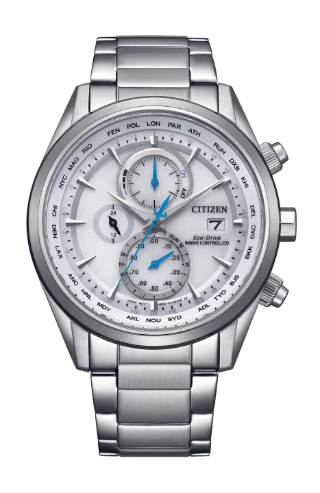 Citizen Promaster AT8260-85A Radio Controlled Eco-drive Stainless Steel ...