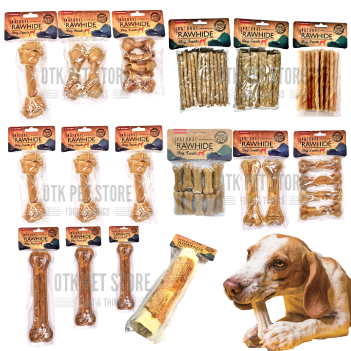 Royal Bark RAWHIDE PRESSED BONE KNOT BONE CHEWING BONE | Lazada