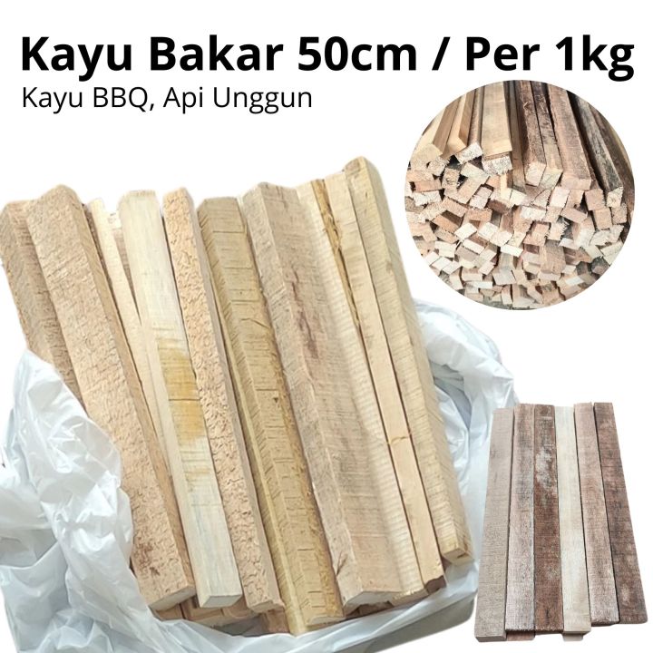 Kayu Bakar BBQ 50 cm Api Unggun Pramuka Kering Albasia Meranti ( Camping ) | Lazada Indonesia