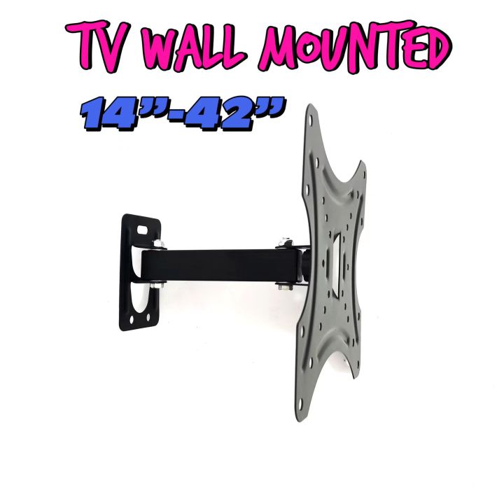 14" -42" Swivel TV Wall Mount Bracket Led/lcd/pdp Flat Panel Tv Wall ...