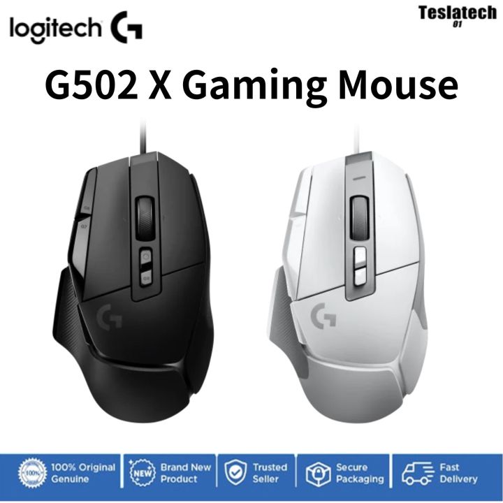 (Ready stock) Logitech G502 X Wired Gaming Mouse HERO 25K gaming sensor compatible with PC/macOS ...