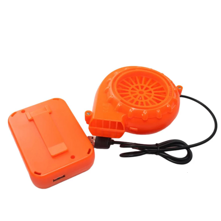Portable BBQ Fan Handheld Powered Barbecue Fan Air Blower Outdoor ...