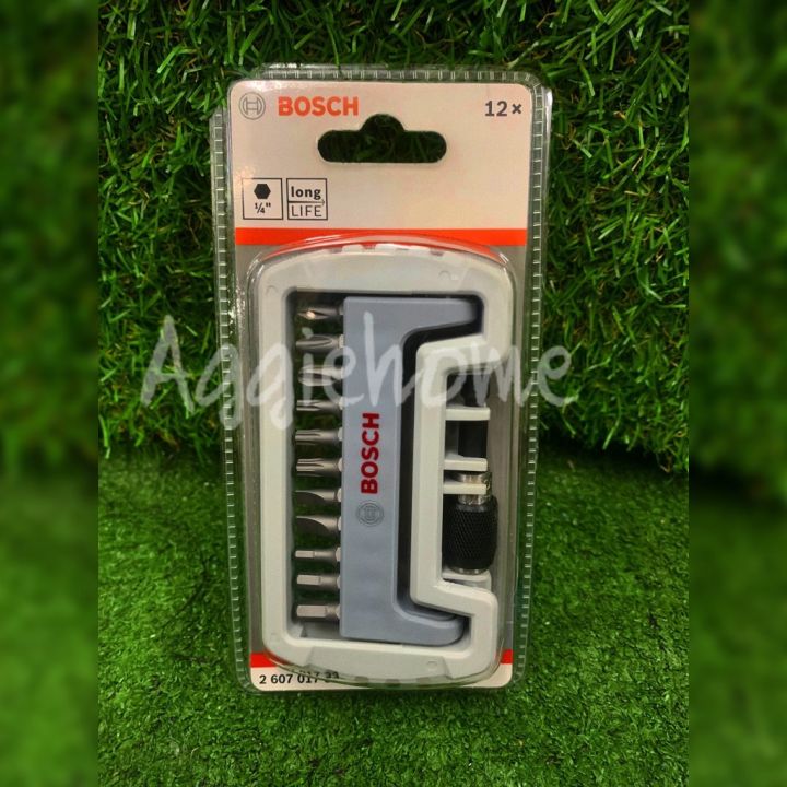 BOSCH ชุดดอกไขควง รุ่น 2607017335 ( 12ชิ้น ) พร้อมสว่านขยายแม่เหล็ก ดอก ...