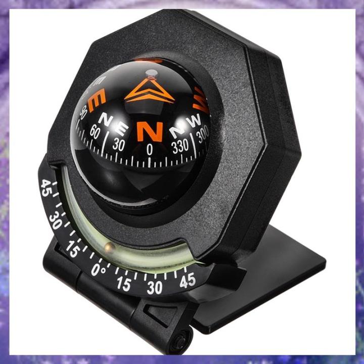 (TQYV) Car Compass Ball Shaped Variable Navigation Dashboard Car ...