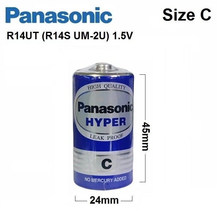 Panasonic Baterai Size C - Battery Tanggung | Lazada Indonesia