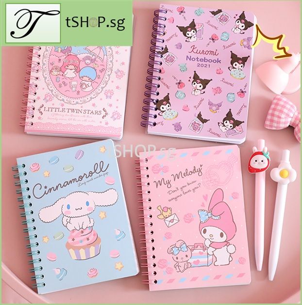 [SG Ready Stock] Cute Sanrio Character Notebook A6 Diary Note Melody ...