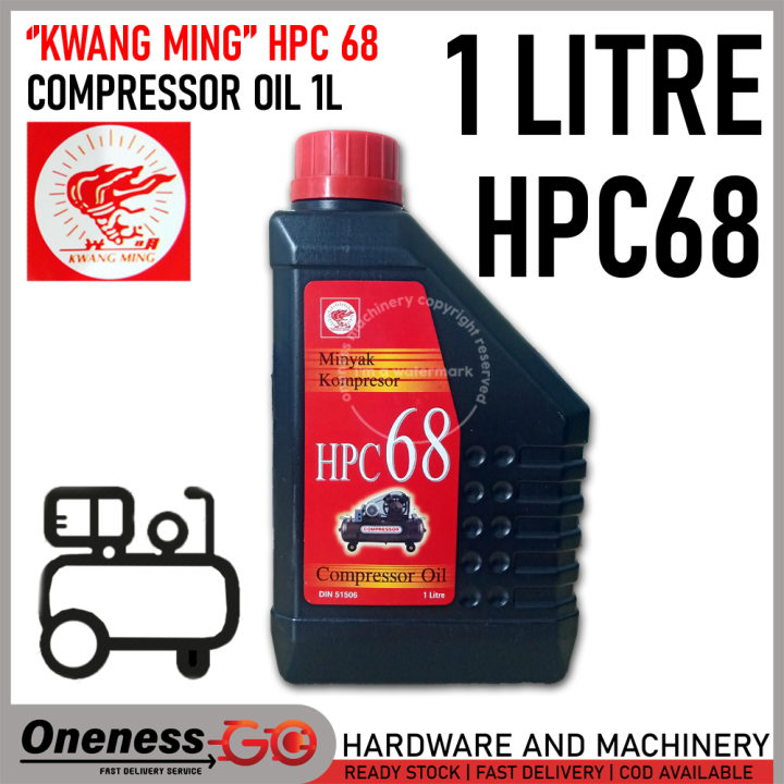 ''KWANG MING'' COMPRESSOR OIL -1L -HPC 68 | Lazada