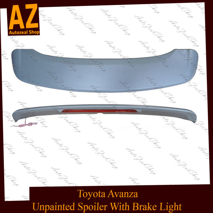 Toyota Avanza 2005-2011 Unpainted Trunk Spoiler with Break Light ...