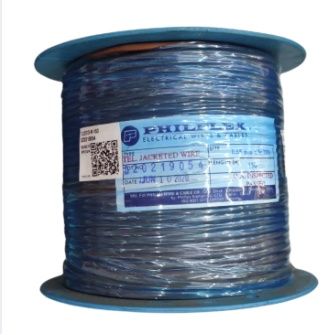 Philflex Telephone Jacketed 22/4 Wire AWG 22 0.65mm Pre-Cut, Telephone ...