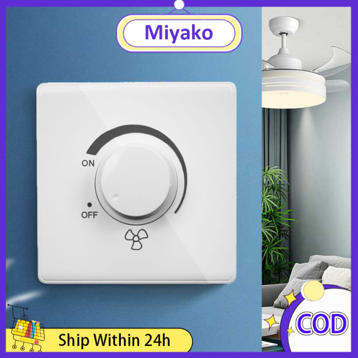 86-Type Fan Speed Controller Adjustment Ceiling Fan Speed Control ...