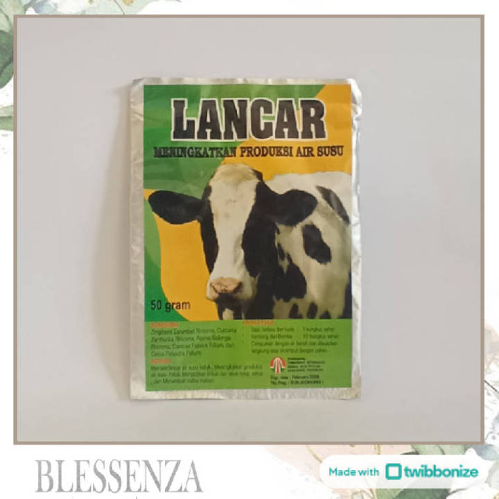 LANCAR SAPI 50GR - Obat untuk melancarkan dan meningkatkan produksi asi ...