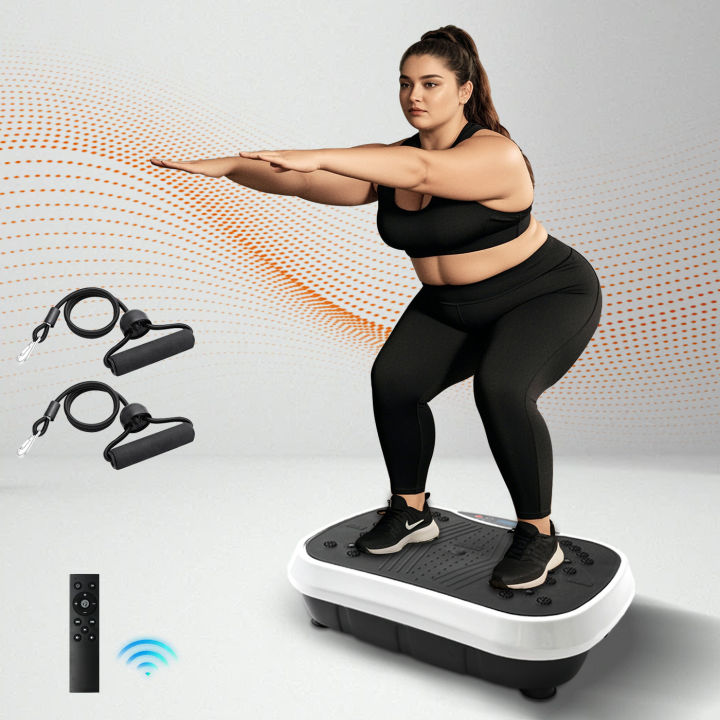 Vibration Plate Exercise Machine Portable Fat-Burning Machine Weight ...