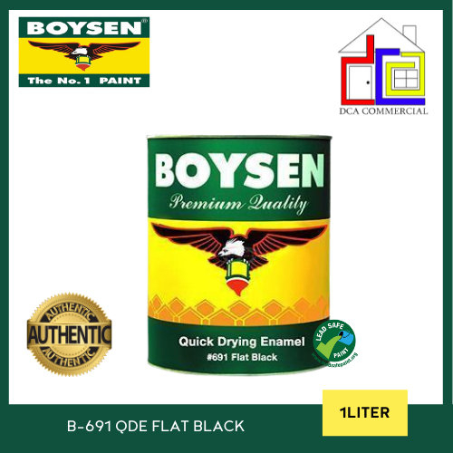BOYSEN QDE FLAT BLACK 1GALLON AND 1LITER | Lazada PH