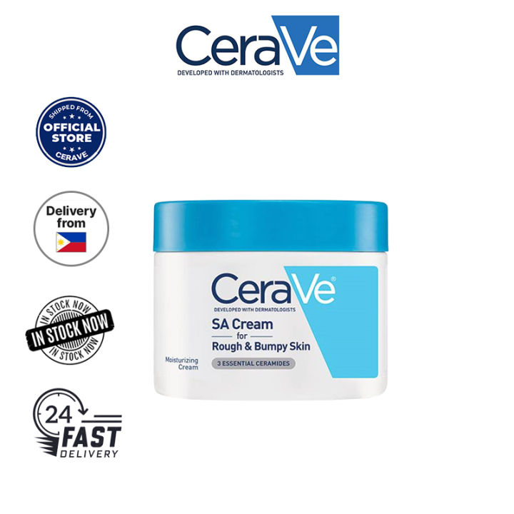 CeraVe SA Cream for Rough & Bumpy Skin 340g With Moisturizing ...