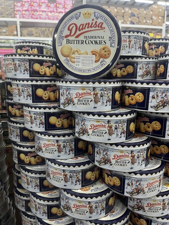 (ยกลัง18กระป๋อง) Danisa Cookies เดนิสา คุกกี้ 200กรัม เลือกได้ 2 รสชาติ ...