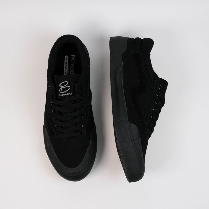 SEPATU PATROBAS CLOUD LOW ALL BLACK | Lazada Indonesia