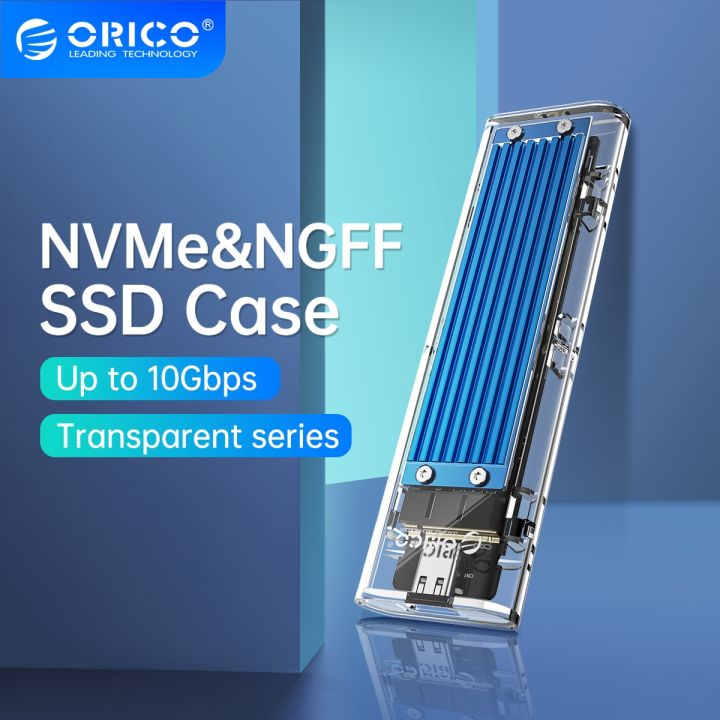 ORICO M2 SSD Case Dual Protocol NVMe NGFF USB3.1 GEN2 10Gbps SSD ...