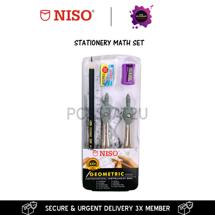 Mathematical Instruments Geometry Set / Stationery Math Set - (1'pc/box ...