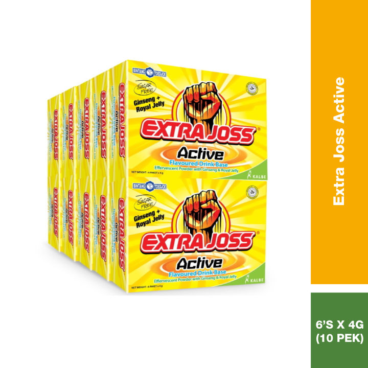 Extra Joss Active 4g x 6's x 10 pack | Lazada