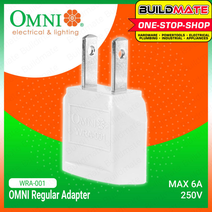 Omni Regular Adapter 6A 250V WRA-001 | Lazada PH