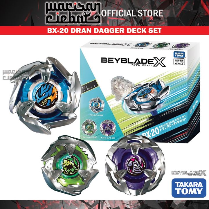 Takara Tomy Beyblade X BX-20 Dran Dagger Deck Set | Lazada