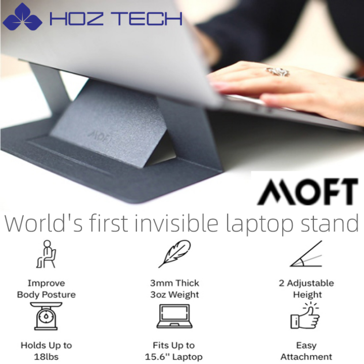 MOFT Ultra Thin Invisible Laptop Stand 100% Original,for NoteBook Air Pro Tablets and Laptops up ...