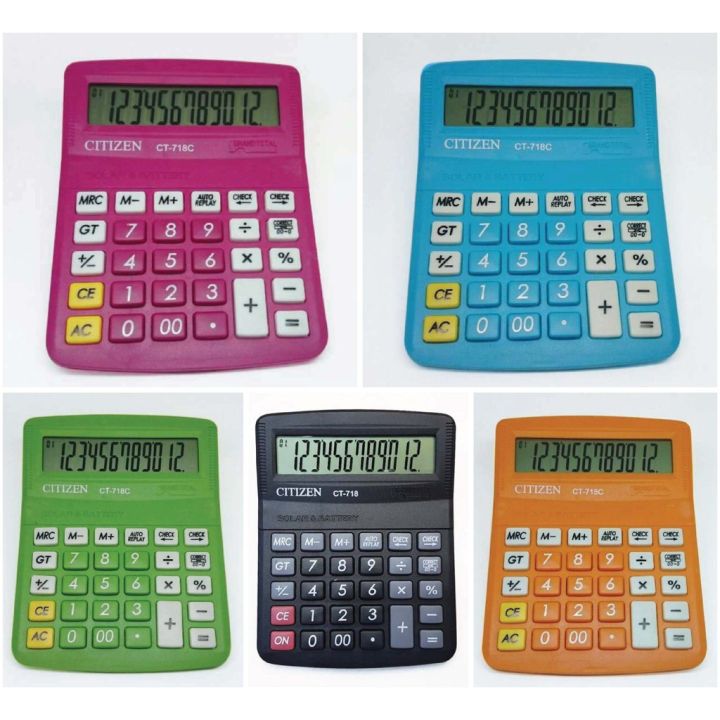 Kalkulator CT 718 / Kalkulator Citizen Type CT-718 / Kalkulator Dagang ...
