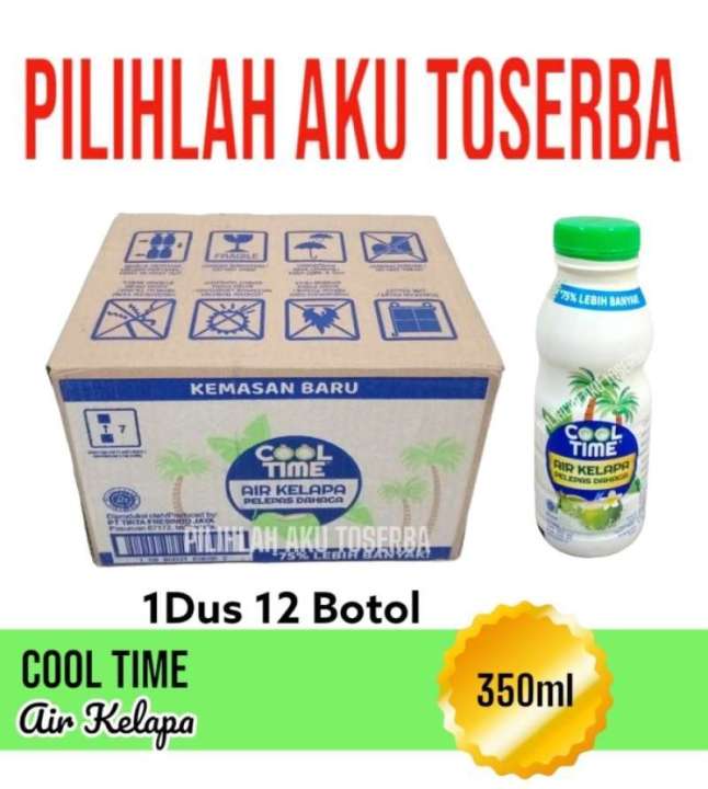 COOL TIME COCONUT WATER Air Kelapa 350 ml - ( 1 DUS isi 12 btl ...
