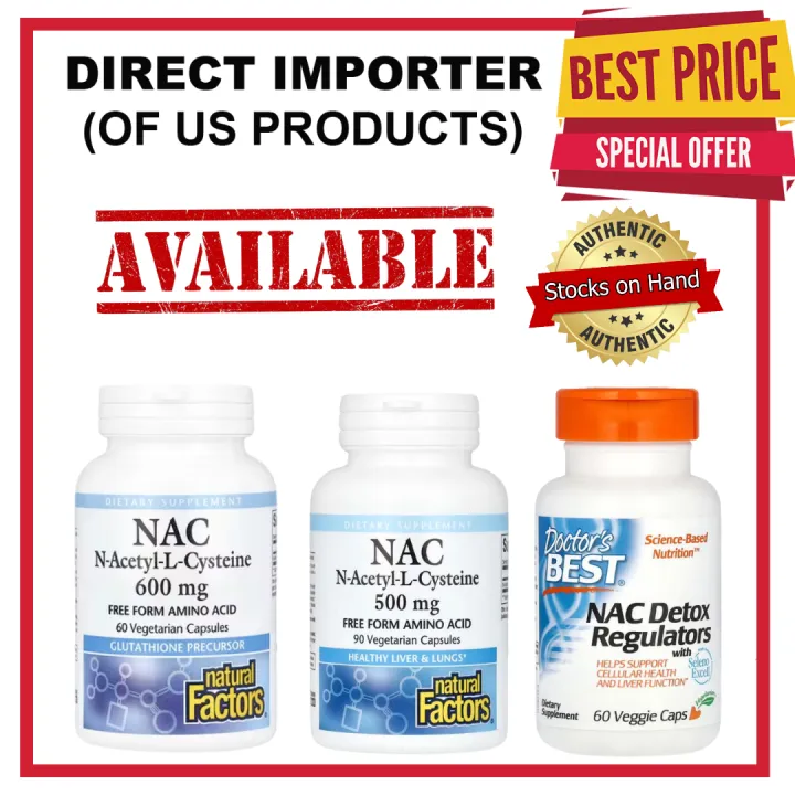 Doctor's Best NAC Detox Regulators with Seleno Excell / Force Factor ...
