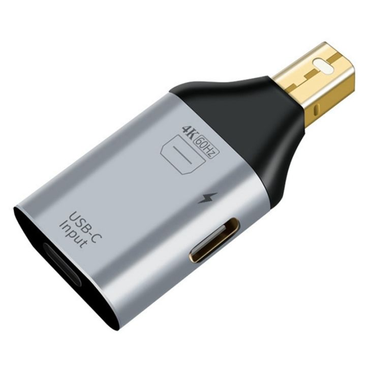 Usb C Adapter Type C Female To Compatible Dp Minidp Male Adapter Hd