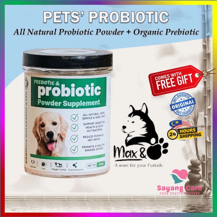 Vitamin Pet Max & Paw Pet Supplement Dog Supplement Probiotic - All ...
