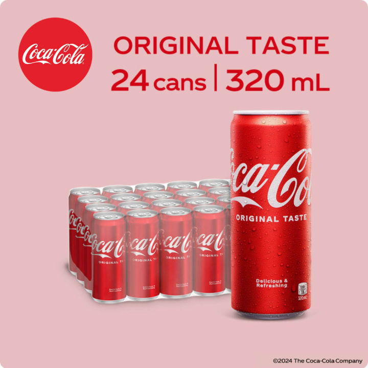 Coca-Cola Original Taste 320mL - Pack of 24 | Lazada PH