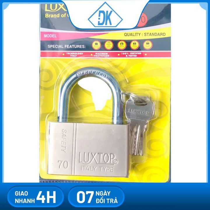 Ổ khóa Luxtop size lớn 70F sản xuất theo công nghệ Italy, thiết kế ổ ...