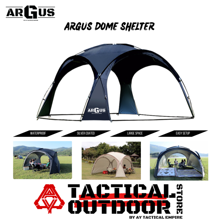 ARGUS Dome Shelter By Ay Tactical Empire Black/Khaki | Lazada