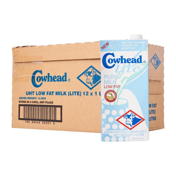 Cowhead UHT Pure Lite Milk 1L - Case UHT Milk | Lazada Singapore