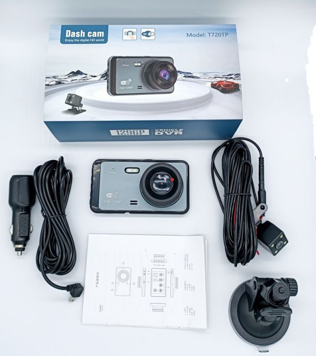OS CAR CAMERA CAR CAM CAR RECORDER DASH CAM VEHICLE BLACKBOX DVR T720TP ...