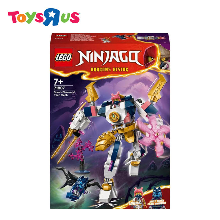 Lego NINJAGO® Sora’s Elemental Tech Mech, Ages 7+ , Building Blocks ...