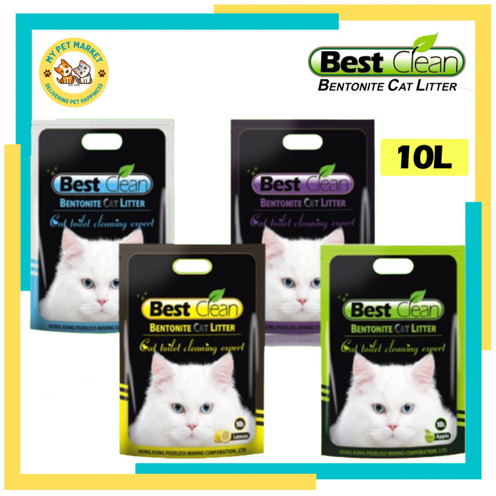 BEST CLEAN Bentonite Cat Litter 10L | Lazada PH