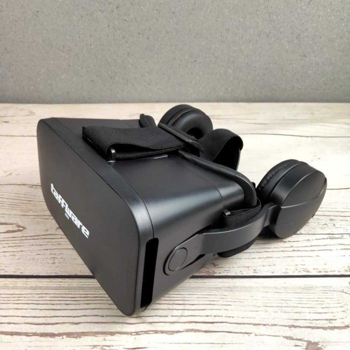 VR VIRTUAL BOX REALITY GLASSES DENGAN HEADPHONE | Lazada Indonesia