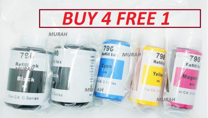 Canon GI-790 Refill Ink Compatible For CANON G Series g1000 g2000 g3000 ...
