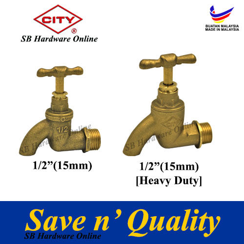 [HEAVY DUTY] CITY 1/2“(15MM) BRASS BIB TAP | Lazada