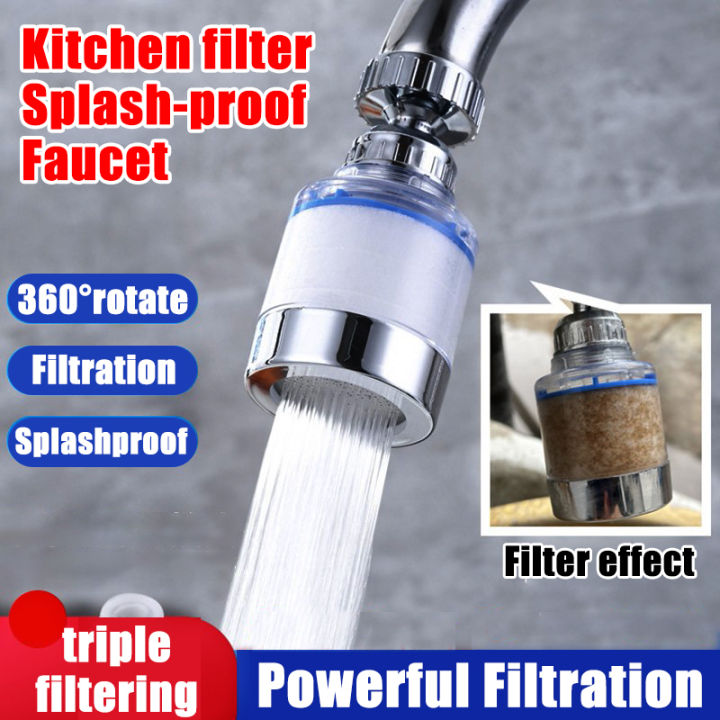 COD Pressurization Water Save Anti Splash 360° Rotatable Faucet Filter ...